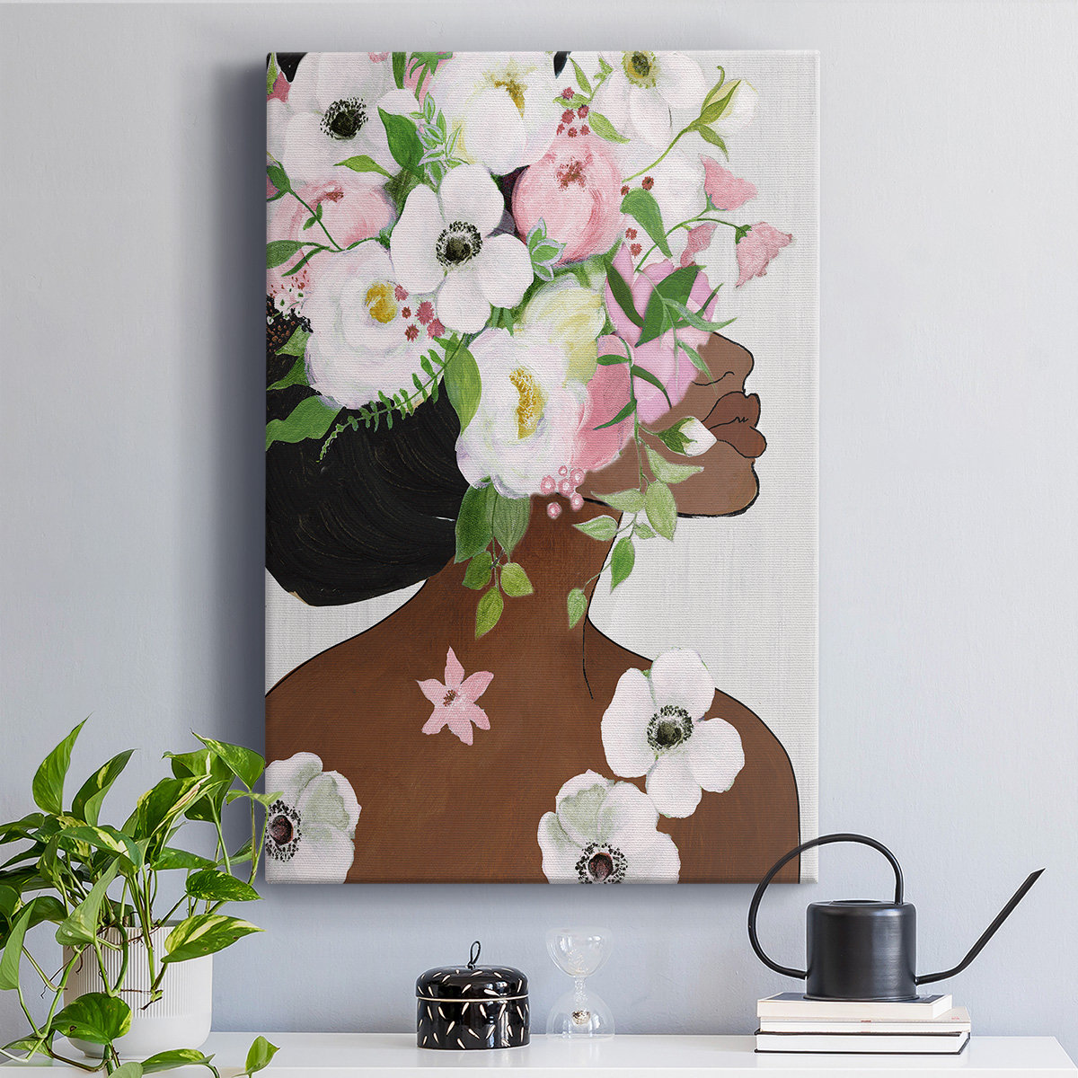 Mercer41 Floral Way Framed On Canvas Print | Wayfair